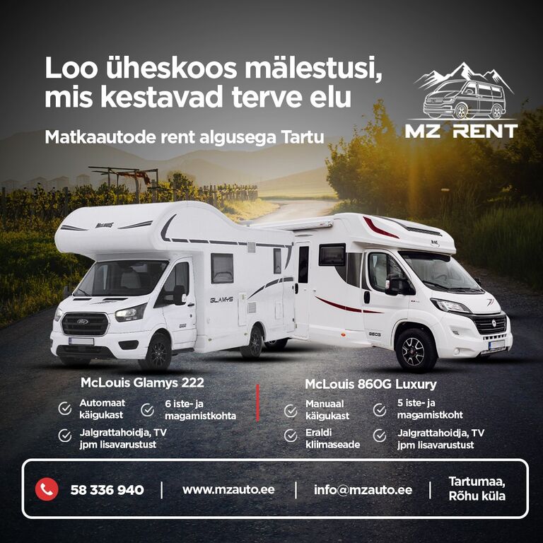 Matkaautode rent Tartus (5 ja 6 kohta) - Soov.ee