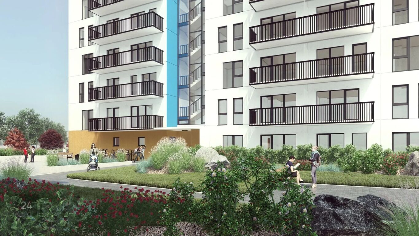 Astangu 50B/2- 18 korter on 3-toaline, mille juures on 12,8m2 suurune ...