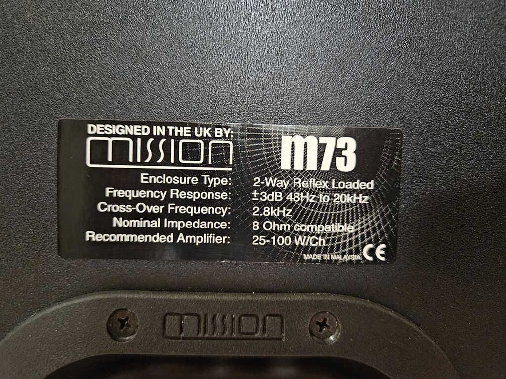 Mission M73 HiFi Floor standing speakers - SOOV.ee