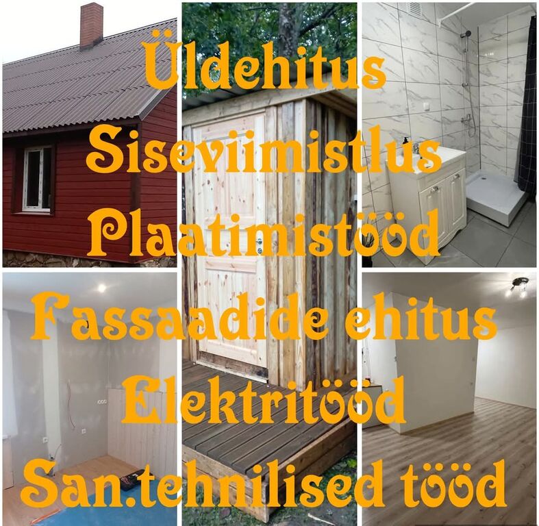 Ehitus ja viimistlustööd Eestis - Soov.ee