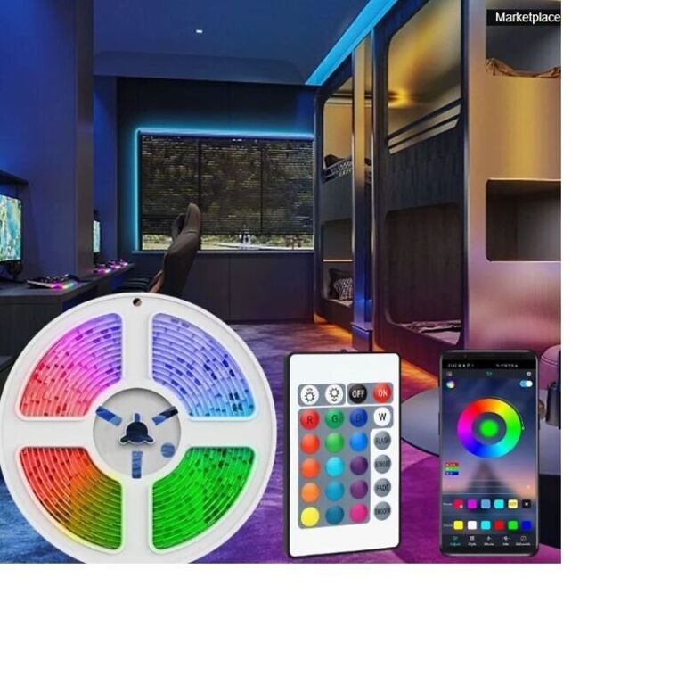 LED-valgusriba + 24 nupugaga IR-kaugjuhtimispult - Soov.ee