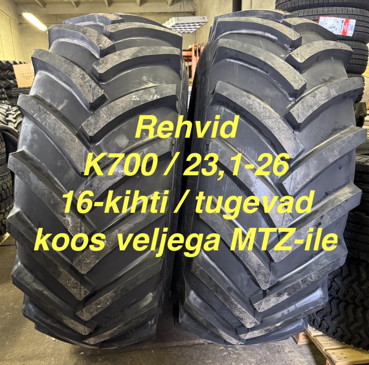 Laiad rattad K700 / MTZ (23,1-26) - SOOV.ee