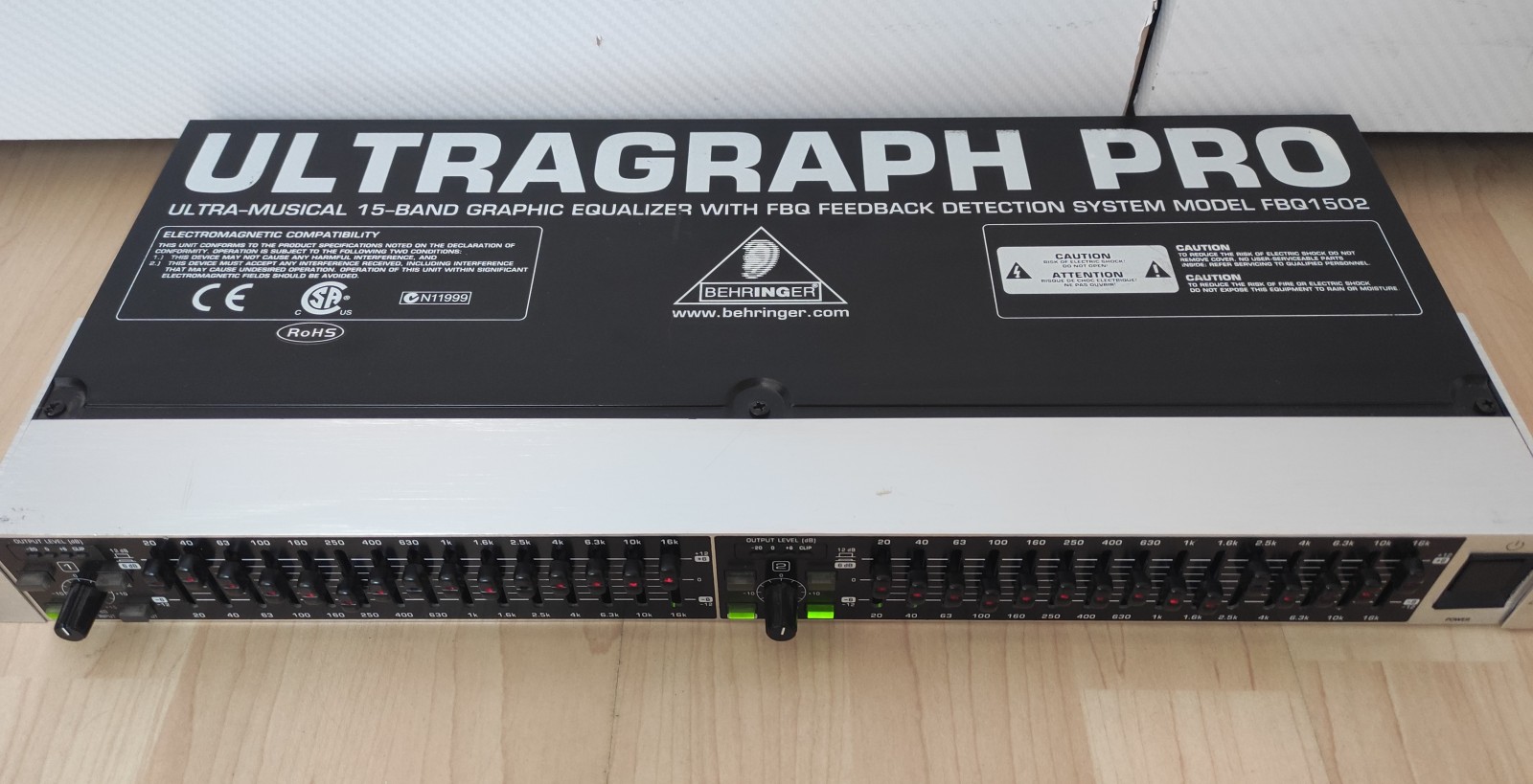 Behringer Ultragraph PRO FBQ1502 Equalizer - SOOV.ee